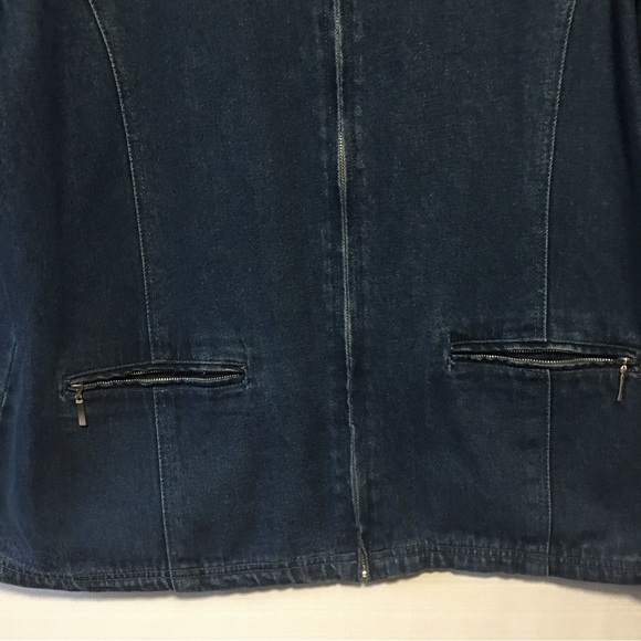 NorthStyle | Jackets & Coats | Vtg North Style Denim Barn Jacket Plaid ...